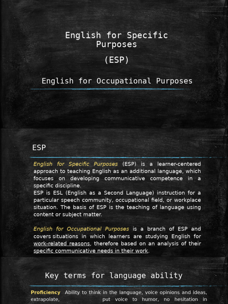 TESTING IN ESP | PDF | English As A Second Or Foreign Language ...