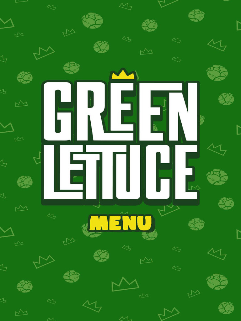 Green Lettuce Menu Oct | PDF