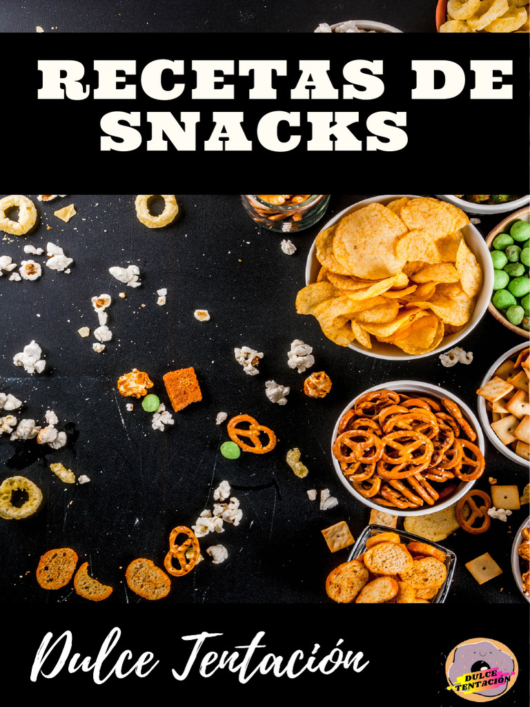 Recetas de Snacks | PDF | Panes | Pizza