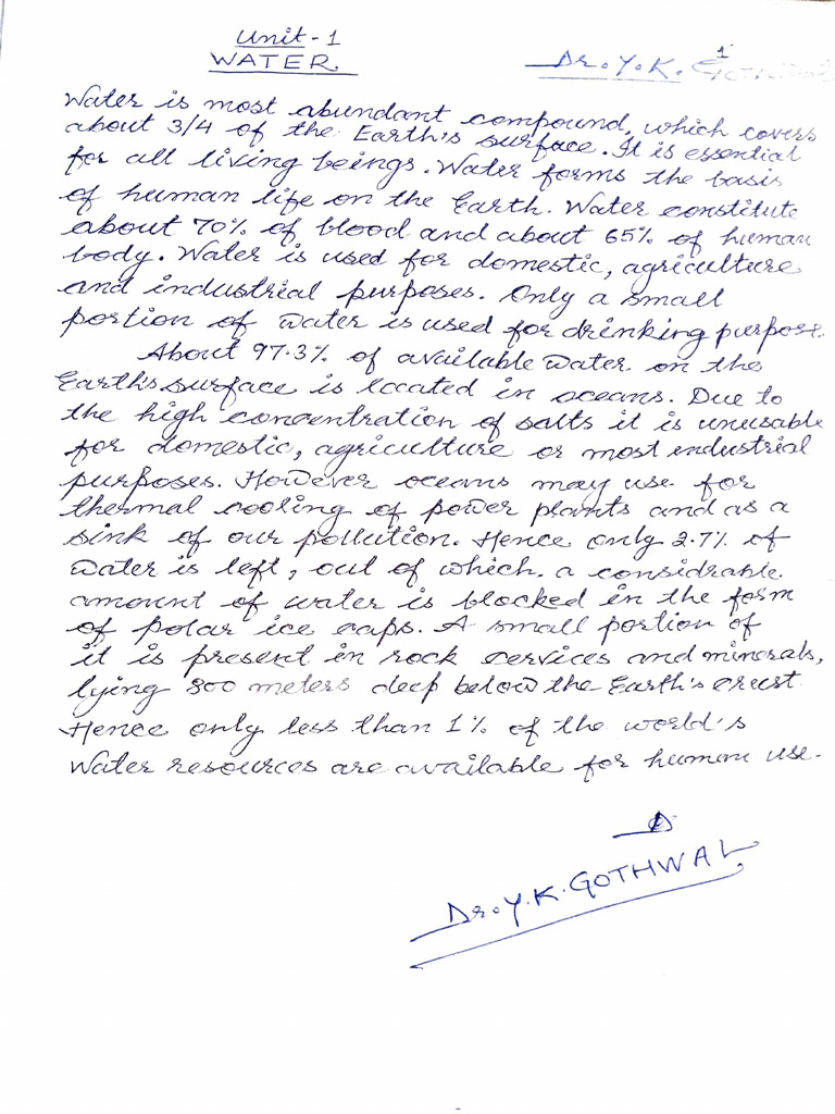 Water Composition and Treatment | PDF | Chemistry | Chemical Substances