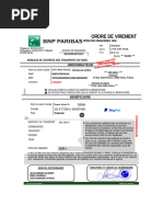 Ordre Virement Étranger | PDF | Virement bancaire | Banques