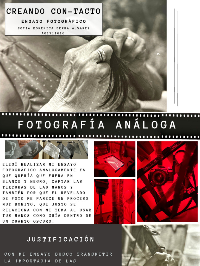 Ensayo Fotográfico: Manos y Familias | PDF