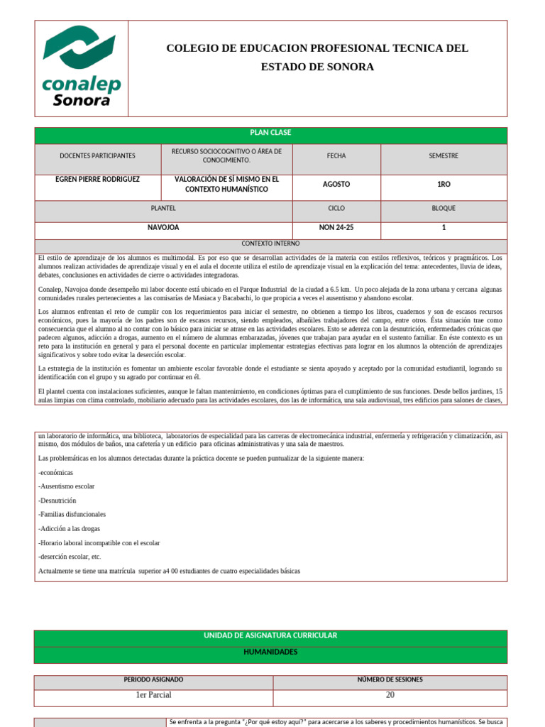 Identidad en el Contexto Humanístico | PDF | Maestros | Humanidades