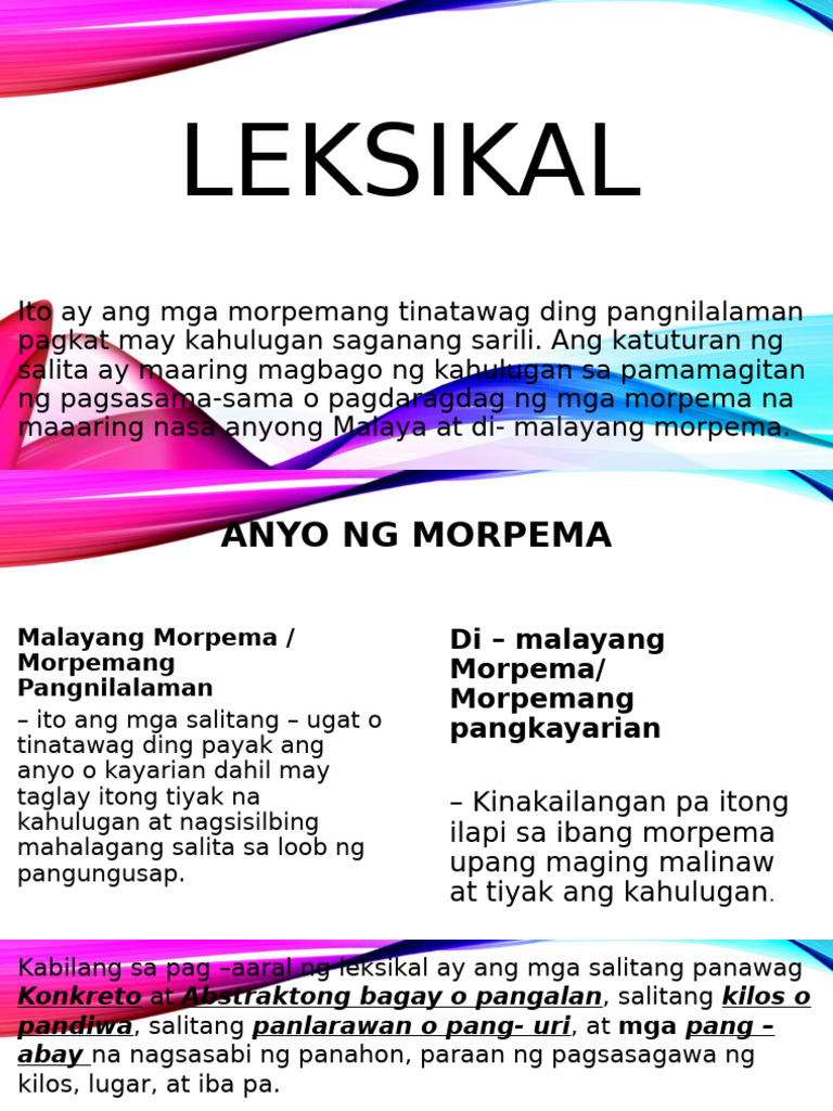LEKSIKAL | PDF