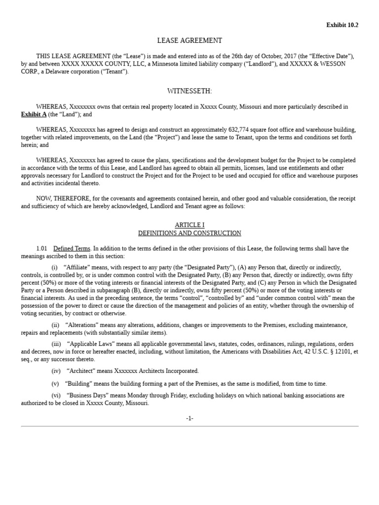 Missouri Lease Agreement Overview | PDF | Lease | Leasehold Estate