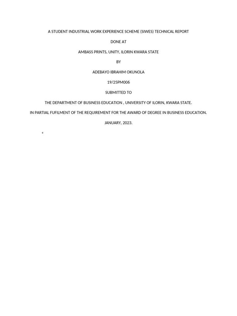 ADEBAYO Ibrahim Okunola | PDF | Textiles