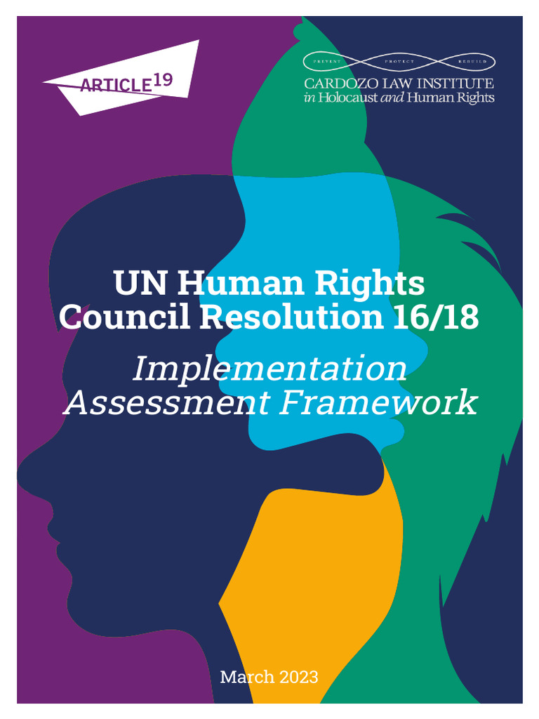 UNHRC Resolution 16/18 Guide | PDF | Evaluation | Human Rights