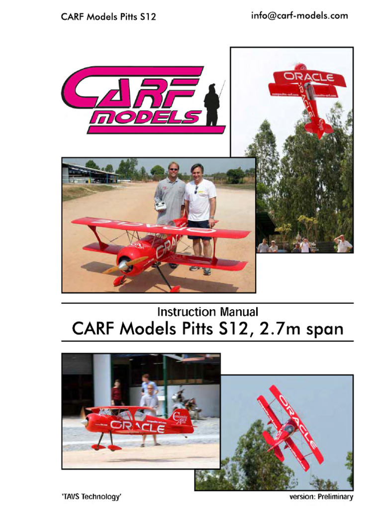 Carf Models Pitts Instructions-3 | PDF