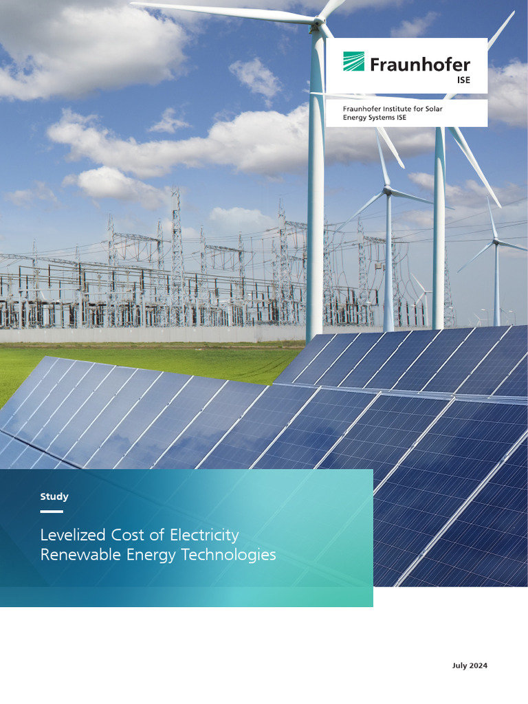 LCOE of Renewable Energy in 2024 | PDF | Photovoltaics | Renewable Energy