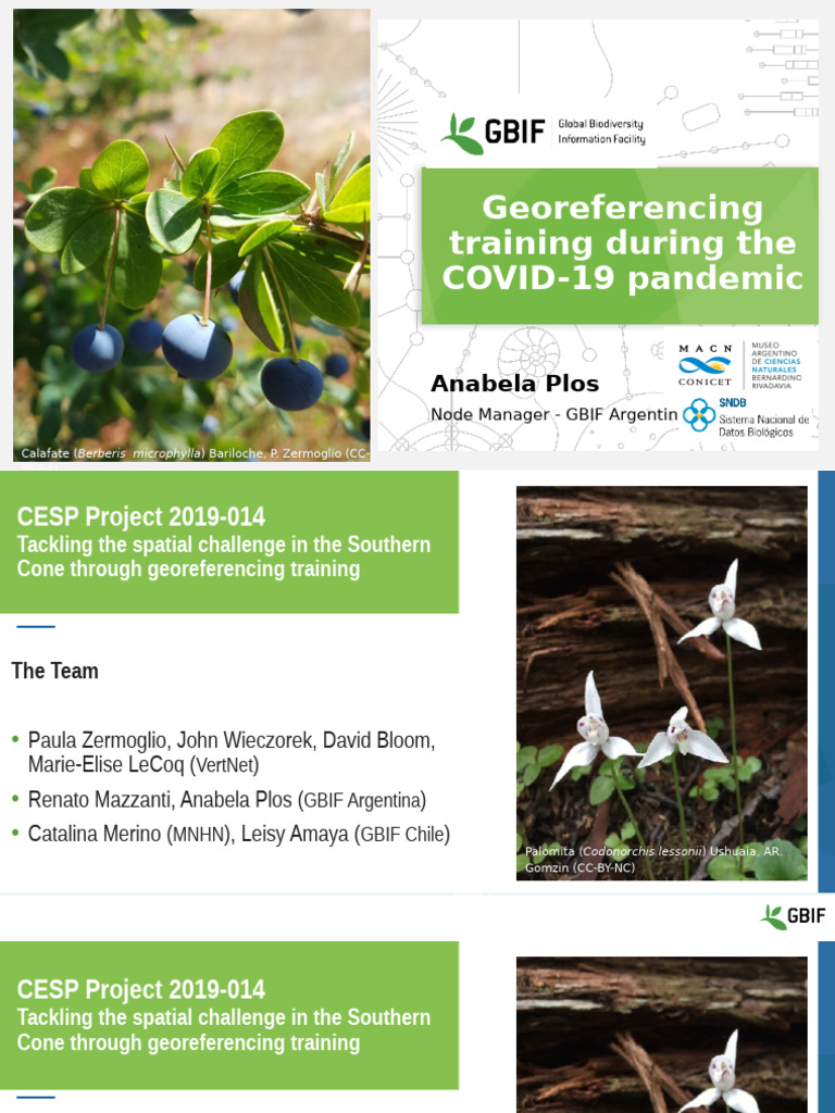 Webinar CESP-Georef Plos (FINAL) | PDF | Computing