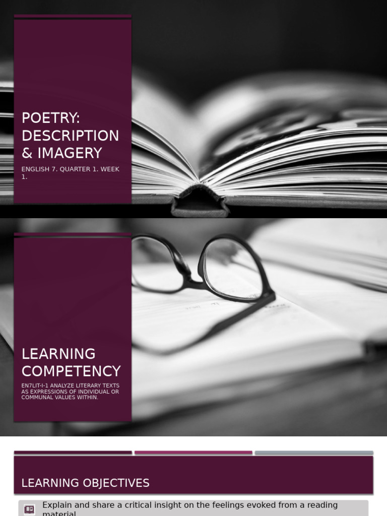 ENGLISH 7- Q1- WEEK 1 | PDF | Reading Comprehension