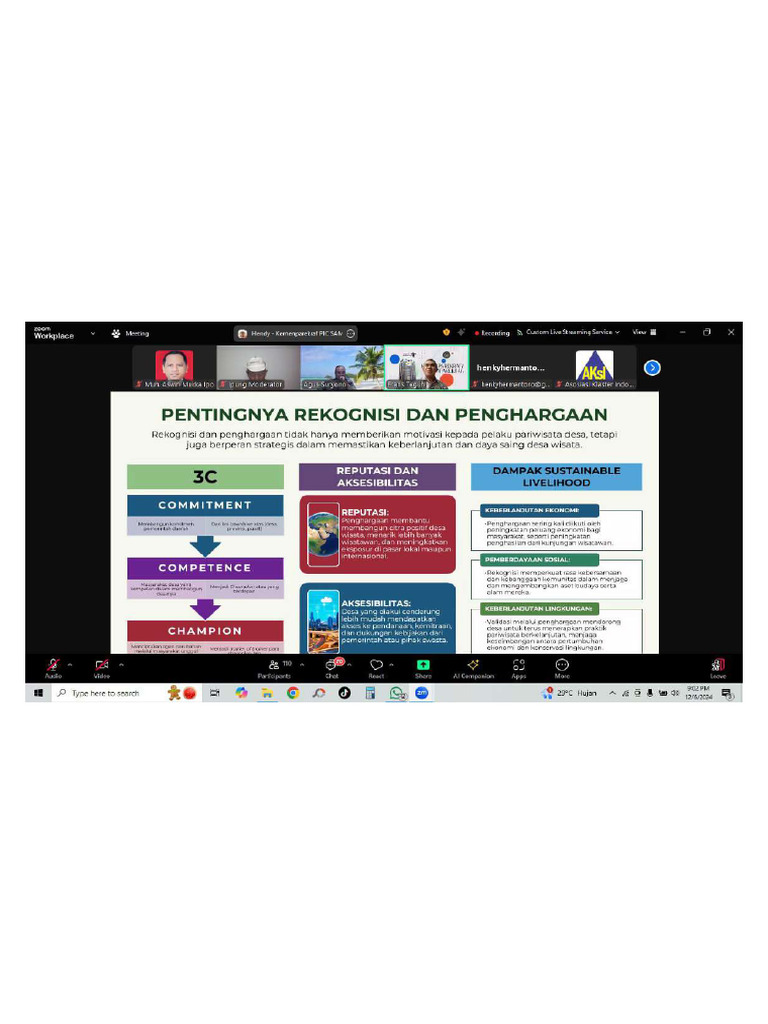 Materi Webinar Desa Wisata | PDF