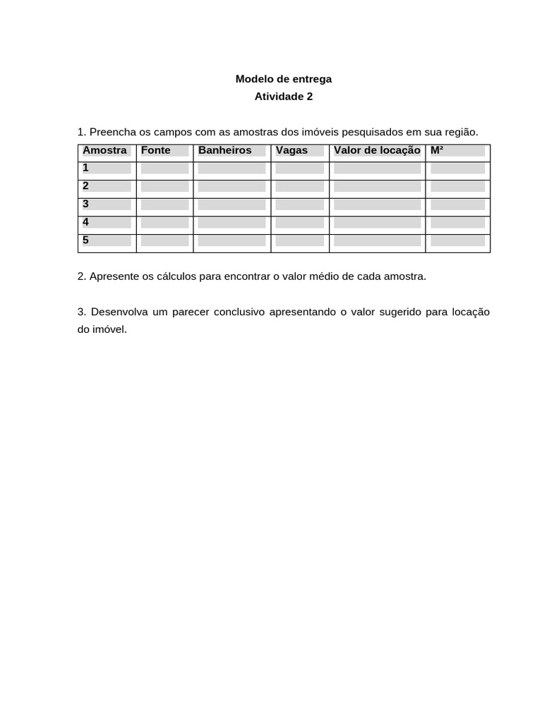 Modelo Atividade2 | PDF
