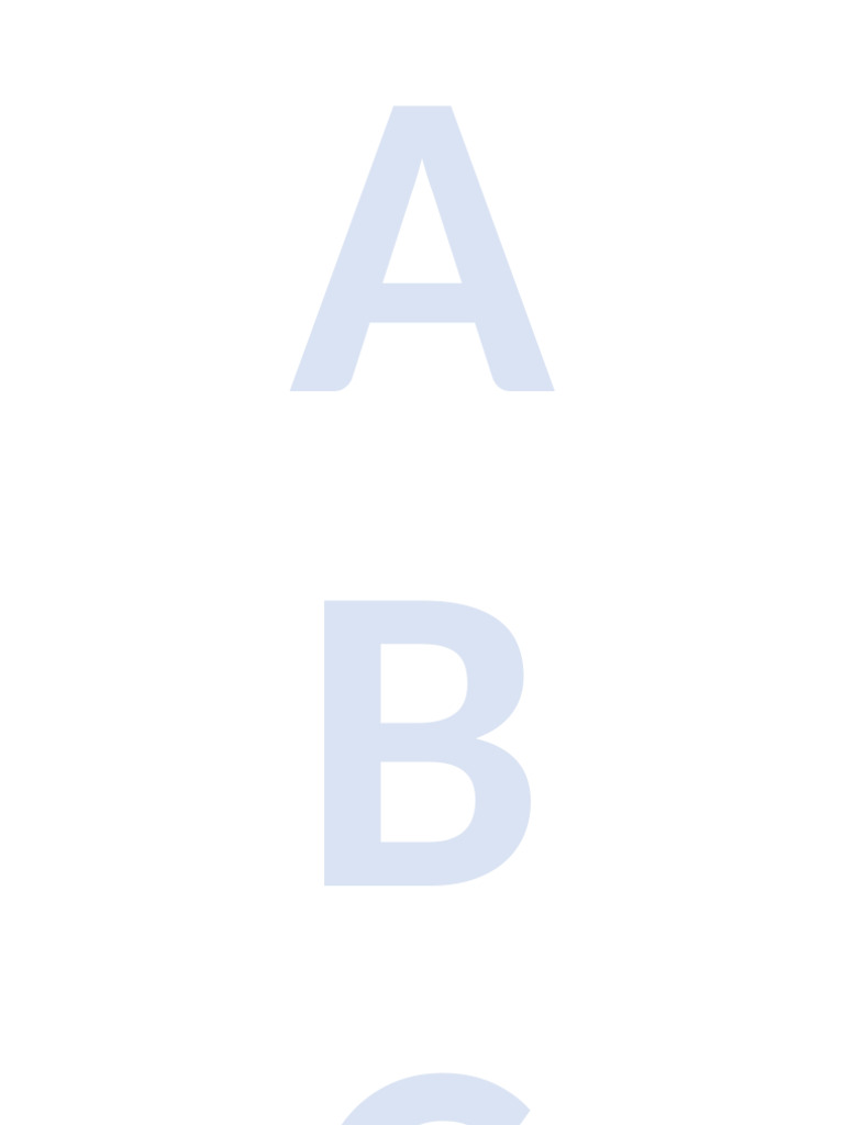 Alphabet Slides | PDF