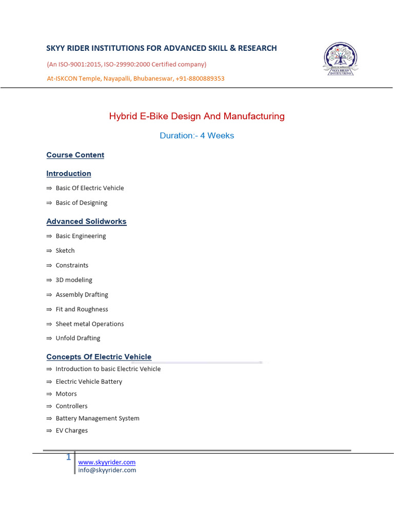 3044_Hybrid e-bike | PDF