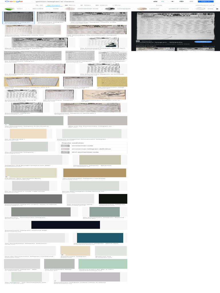 german telegram to mexico - Google Search | PDF | Telegraphy | Conflicts