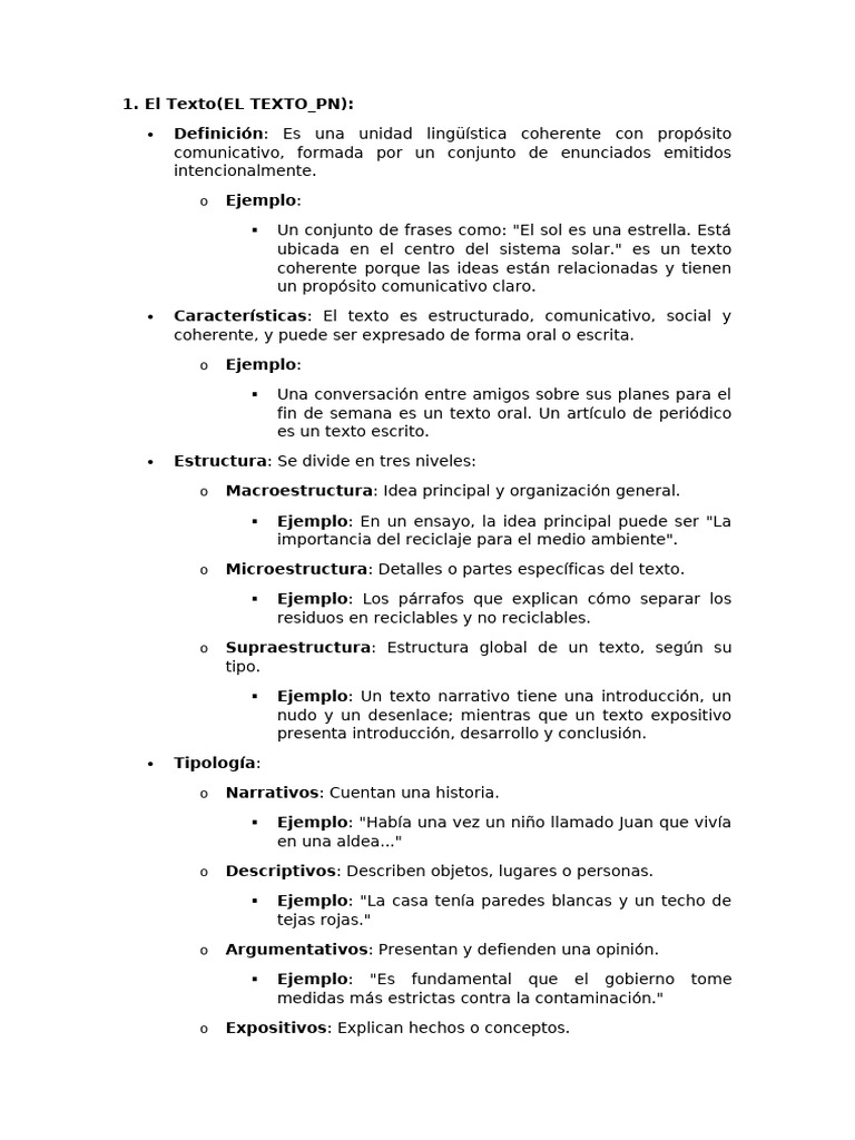 Elementos Clave del Texto y Coherencia | PDF | Pronombre | Lingüística
