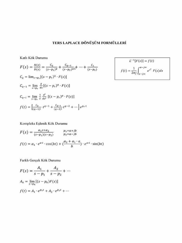 Laplace Transform Cheat Sheet | PDF | Mathematical Objects | Real Analysis