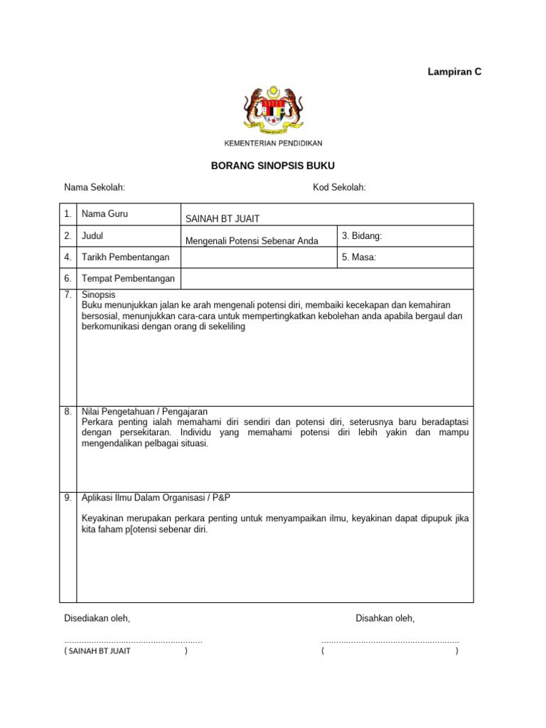 Pembacaan Buku 2024 | PDF