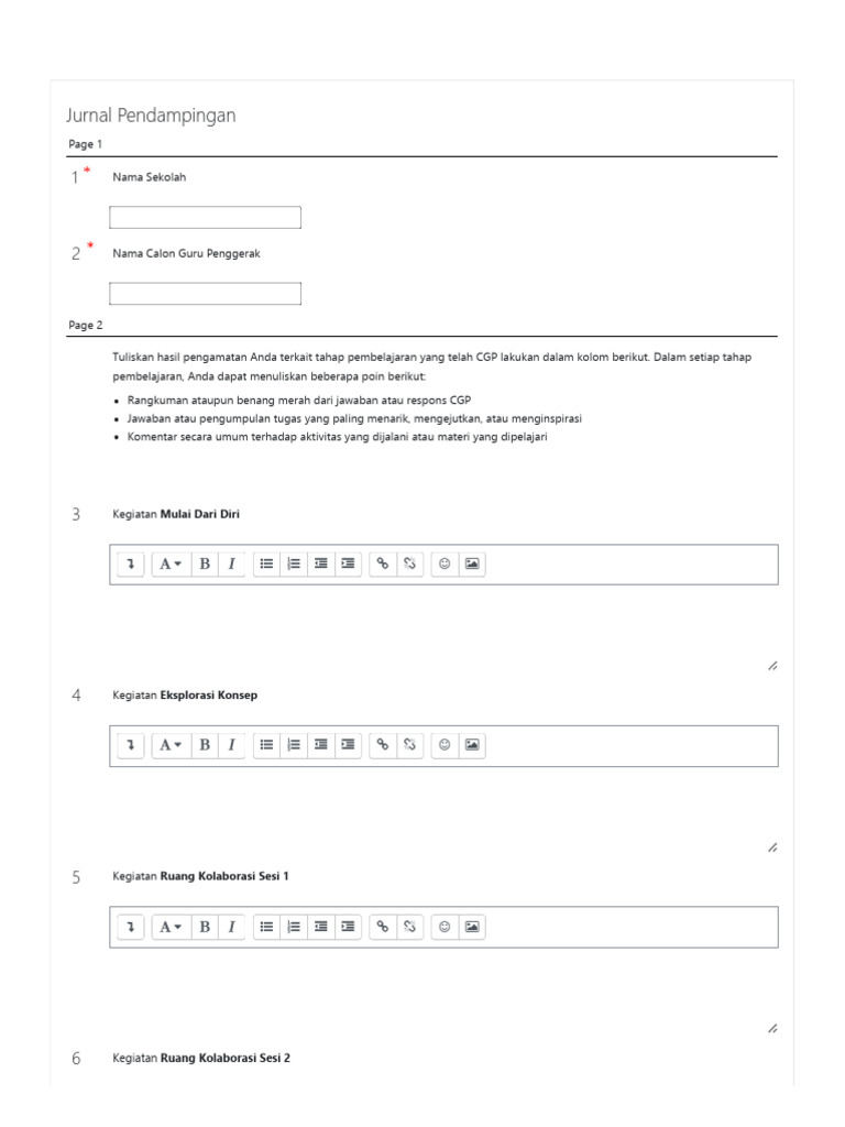 Jurnal Pendampingan Modul 1.2 | PDF