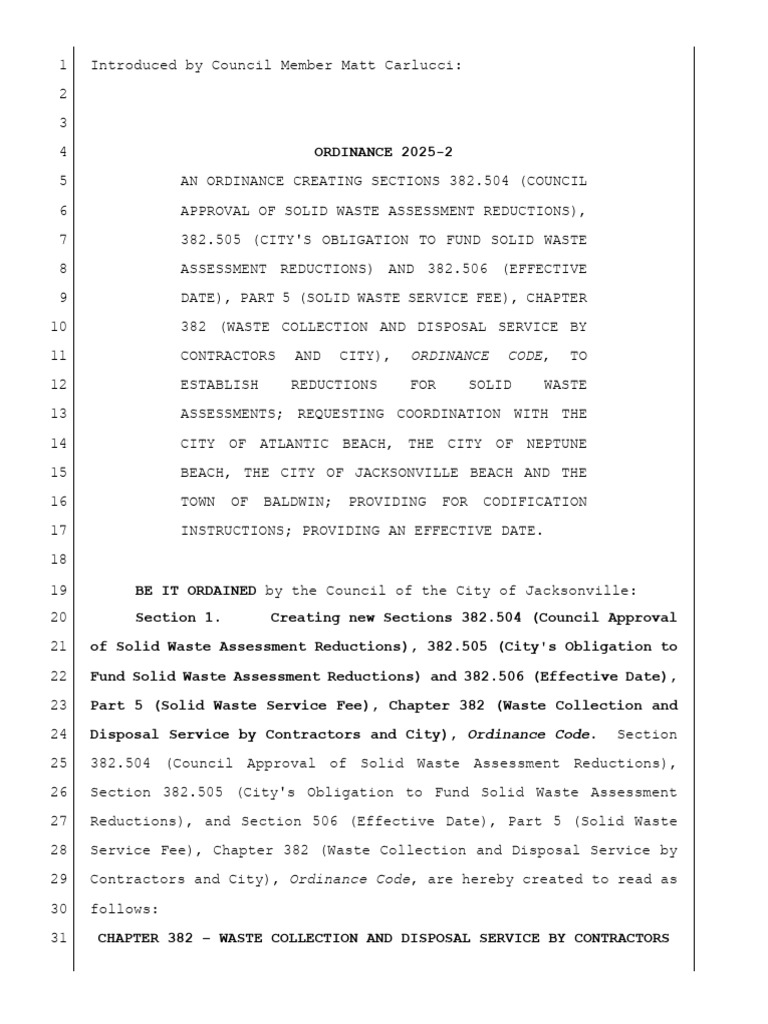 2025-2 Original Bill (Fee Reductions) | PDF | Poverty | Poverty ...