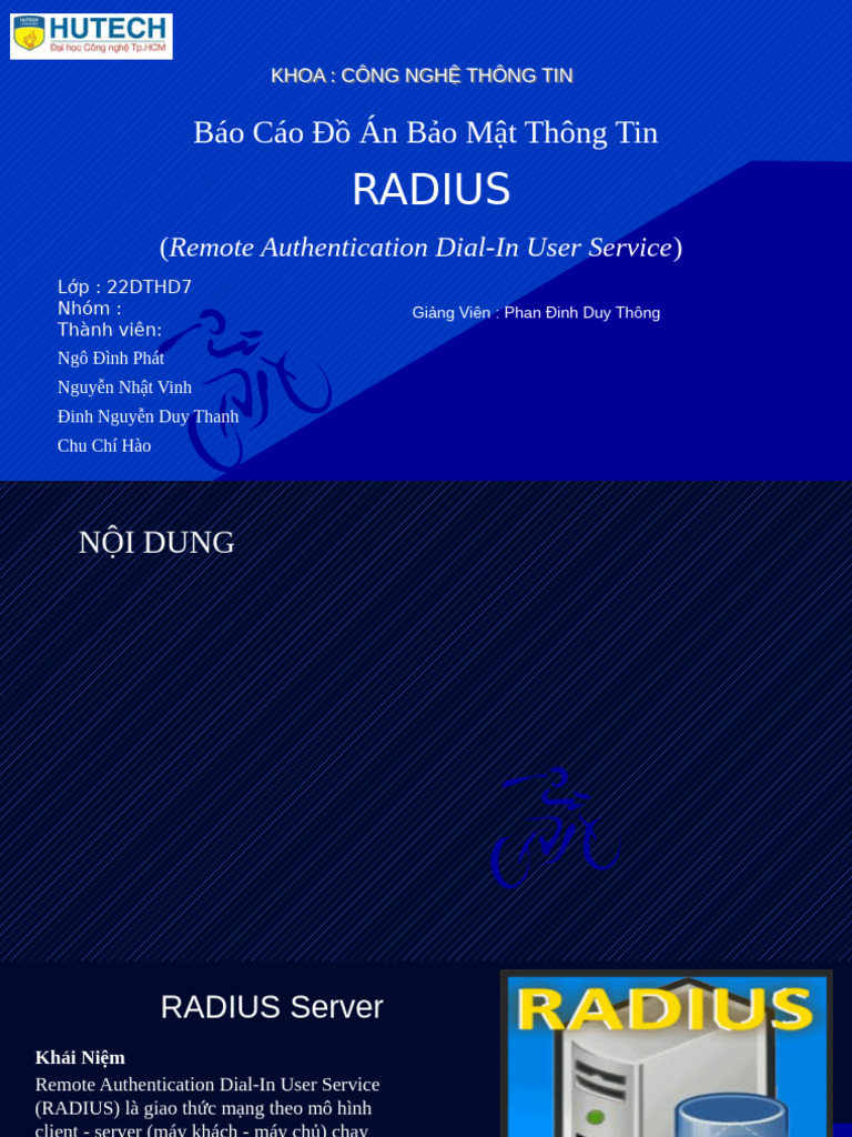 Radius Server | PDF