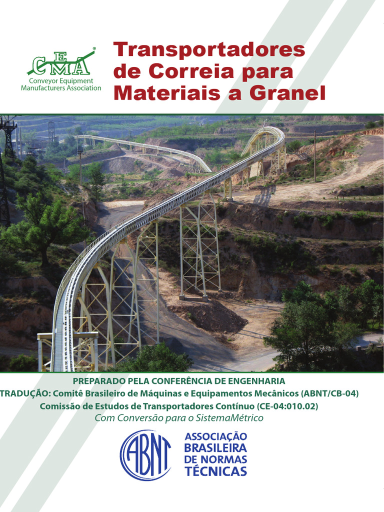 CEMA - Transportadores de Correia para Materiais A Granel | PDF | Transporte
