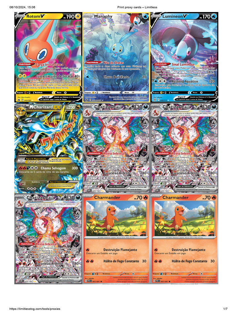 Print proxy cards – Limitless | PDF