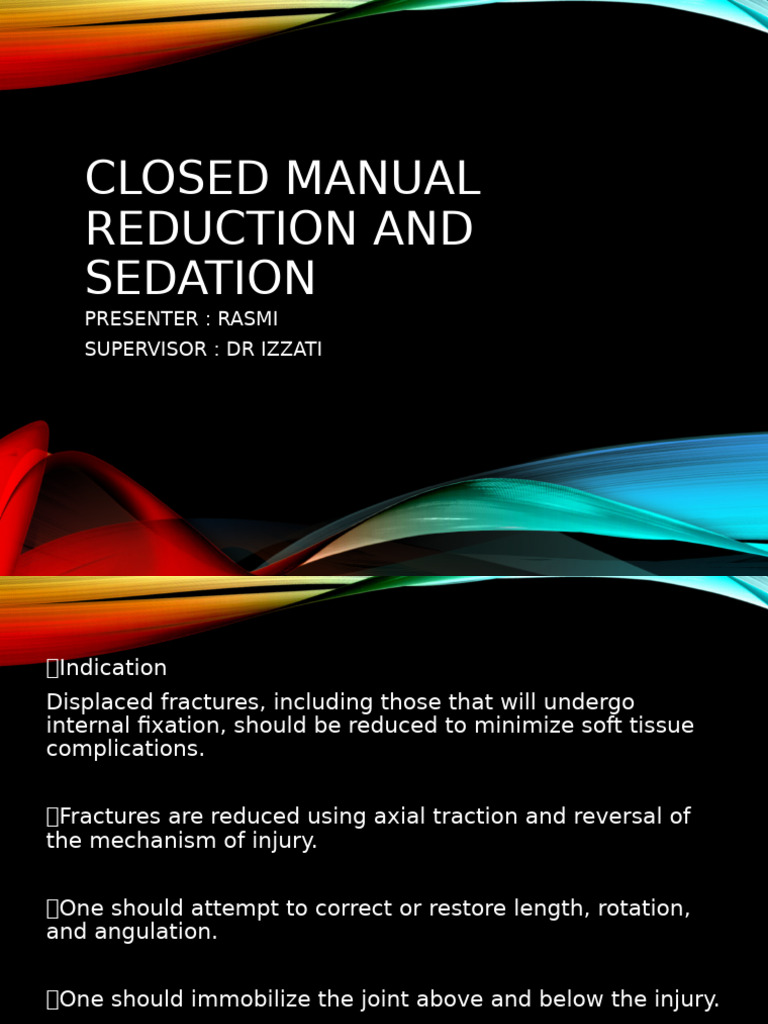 Closed Reduction, Traction and Casting Techniques CME- RASMI 6 | PDF ...