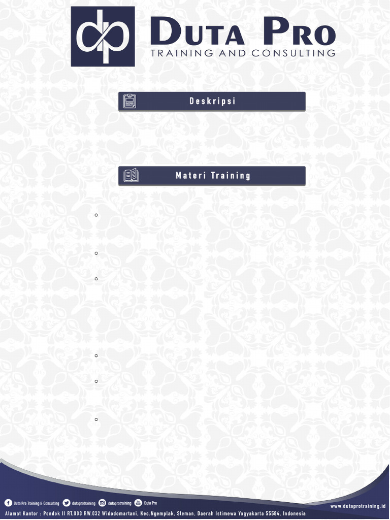 Training Balancing and Total Alignment - Bandung | PDF