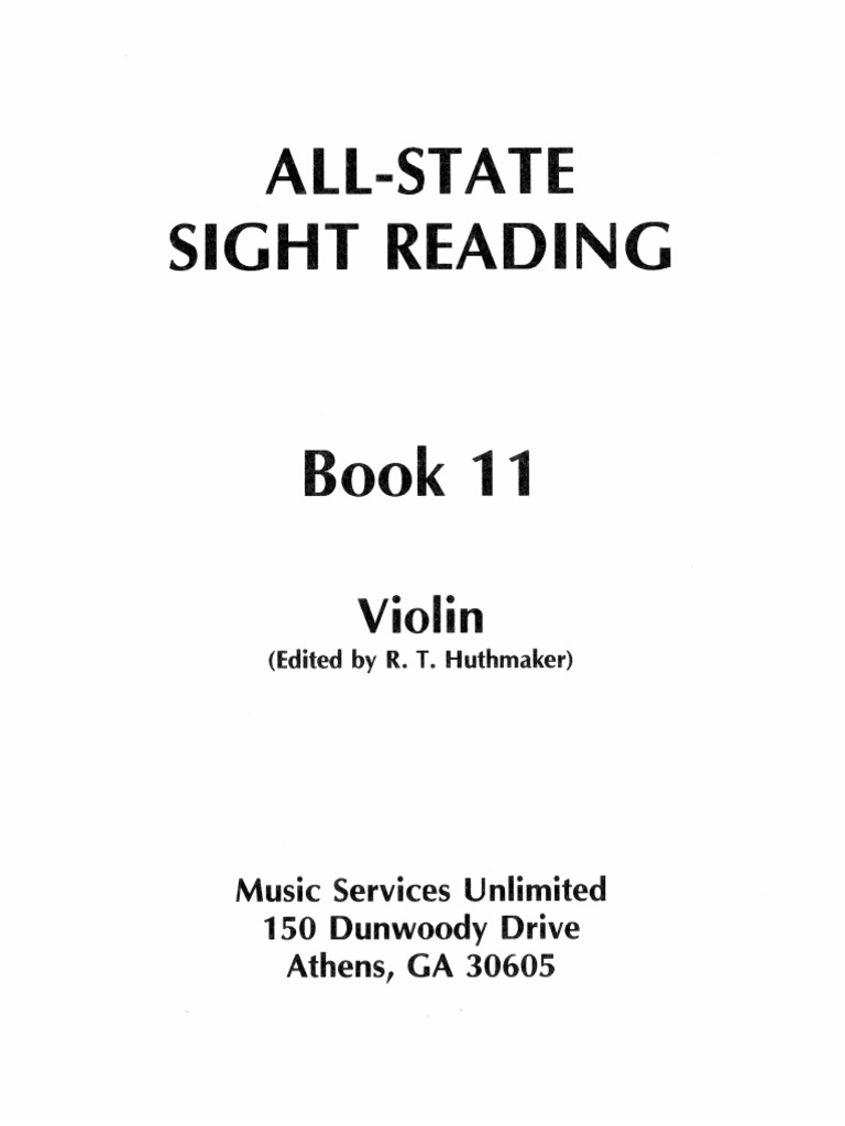 Sight Reading | PDF