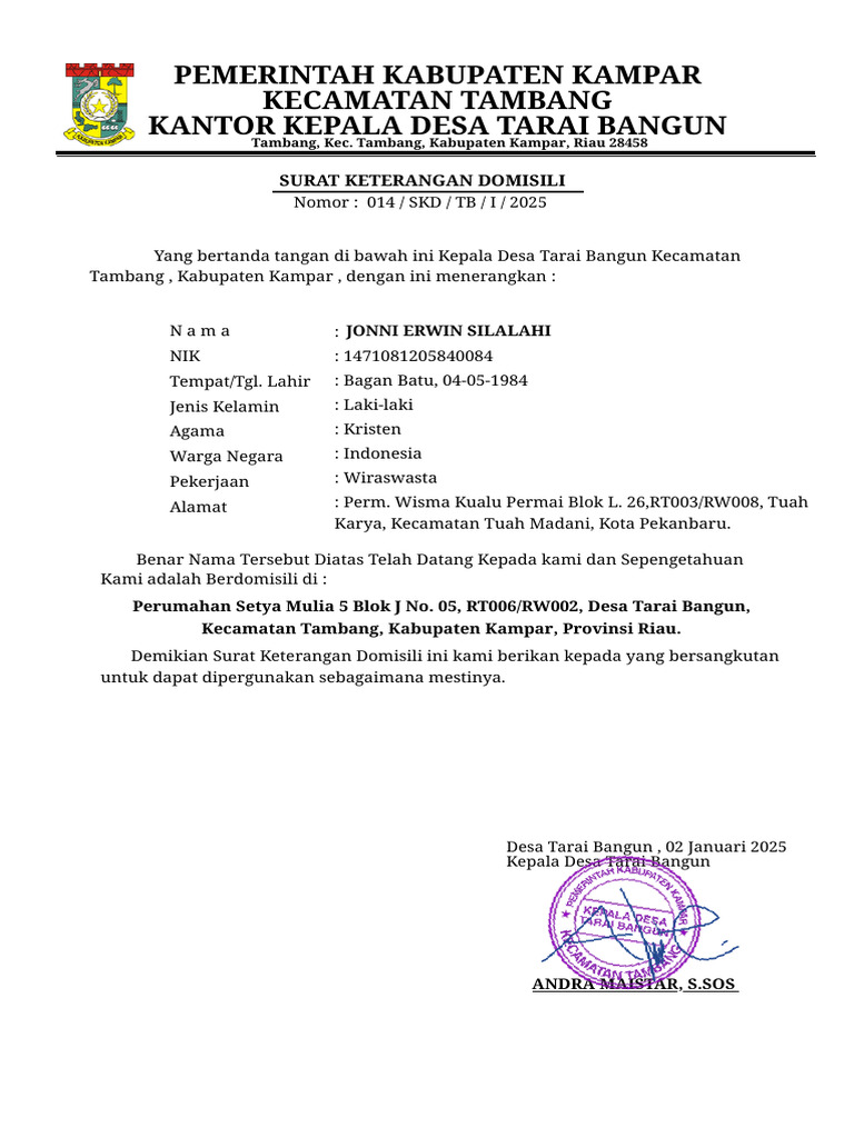 Domi Tarai Bangun_1-4 | PDF