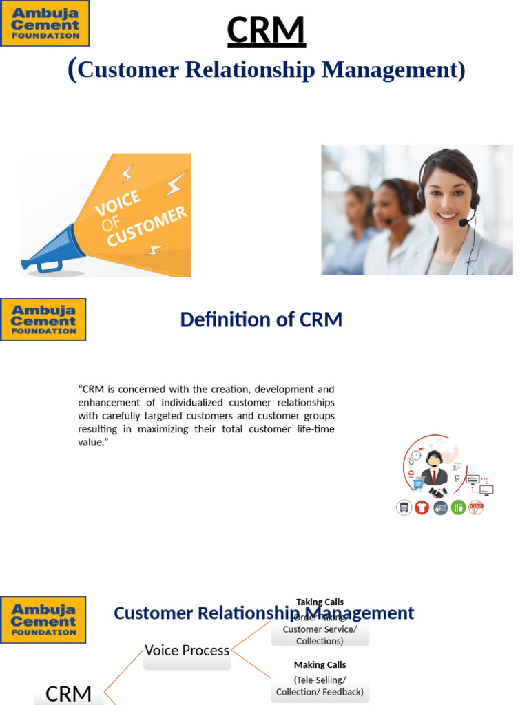 CRM Introduction | PDF | Customer Relationship Management | Call Centre