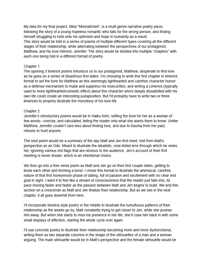 Mismatched | PDF | Poetry