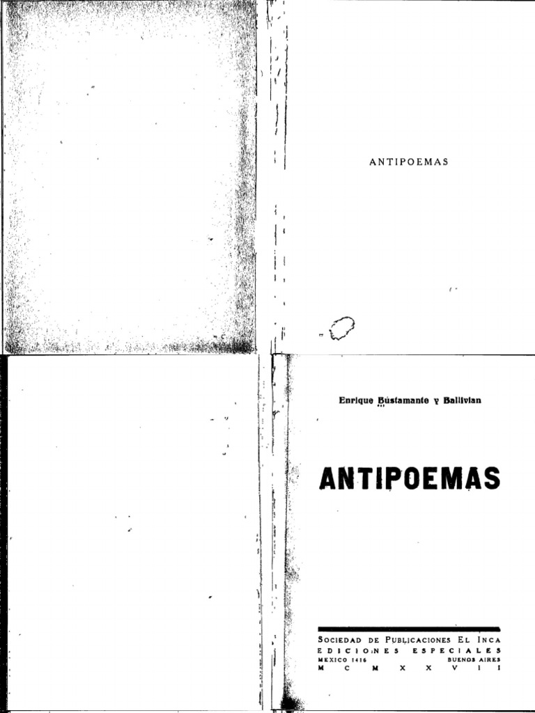 Anti Poem As | PDF