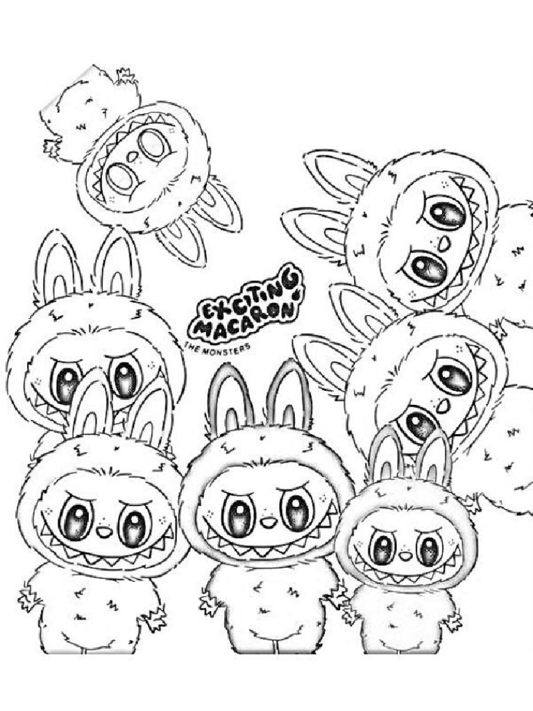 Labubu-kleurplaat-en-activiteiten | PDF