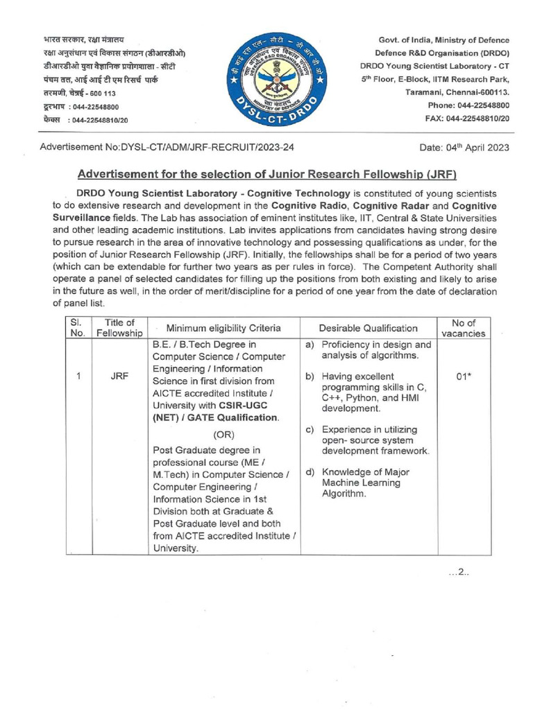 drdo | PDF | Engineering