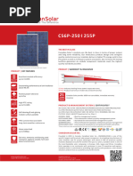 First Solar Series 6 Module Datasheet | PDF | Solar Panel | Photovoltaics