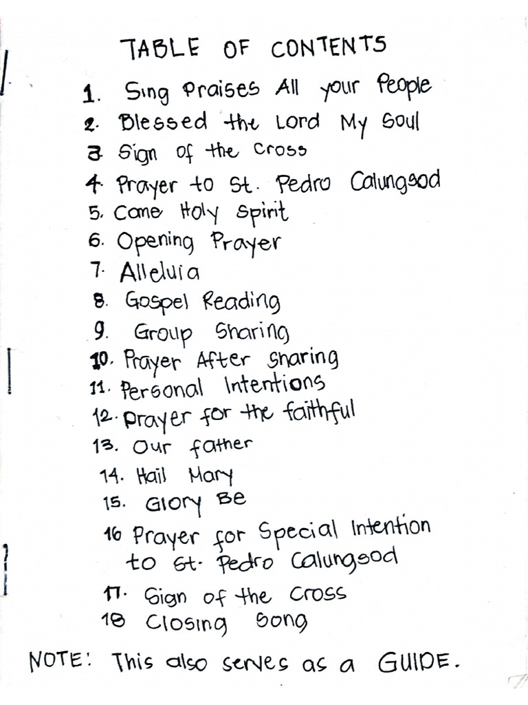 Taize Prayer Guide | PDF