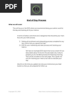 SOD and EOD Template 2022 | PDF