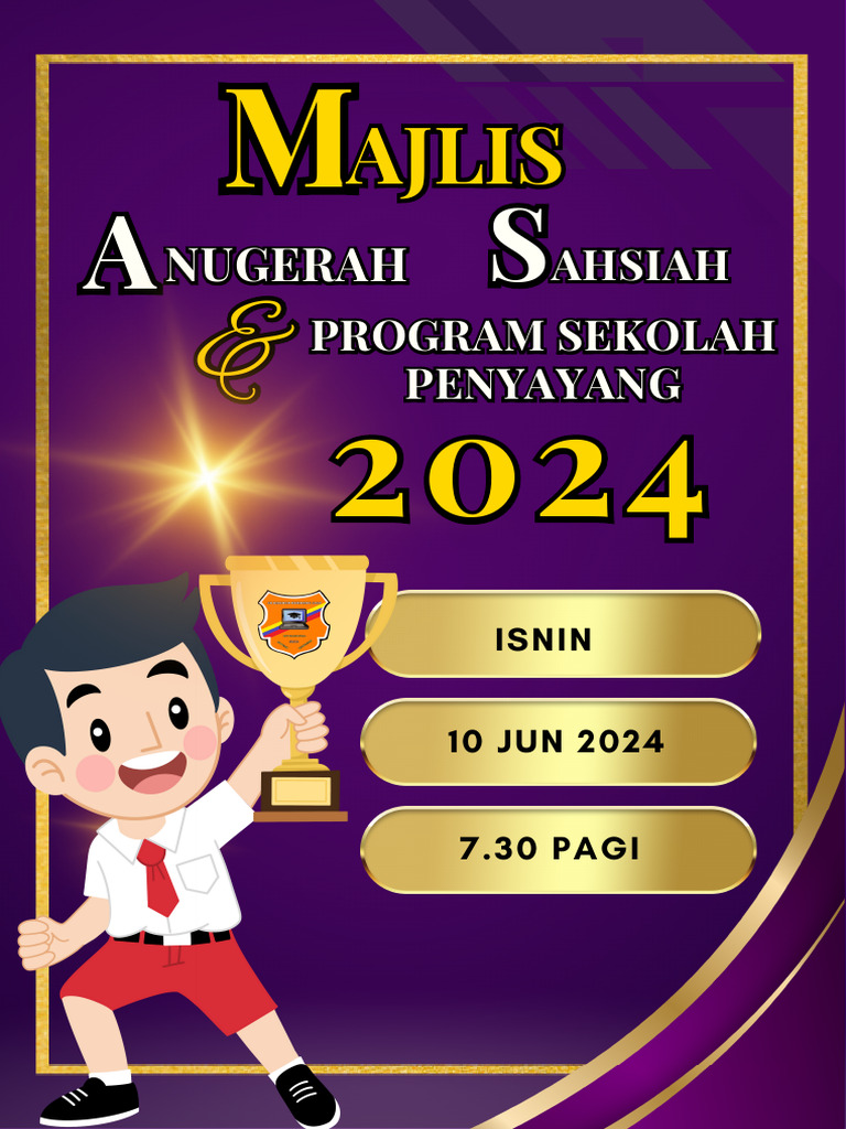 Buku Program Anugerah Sahsiah & Program Sekolah Penyayang Mei | PDF