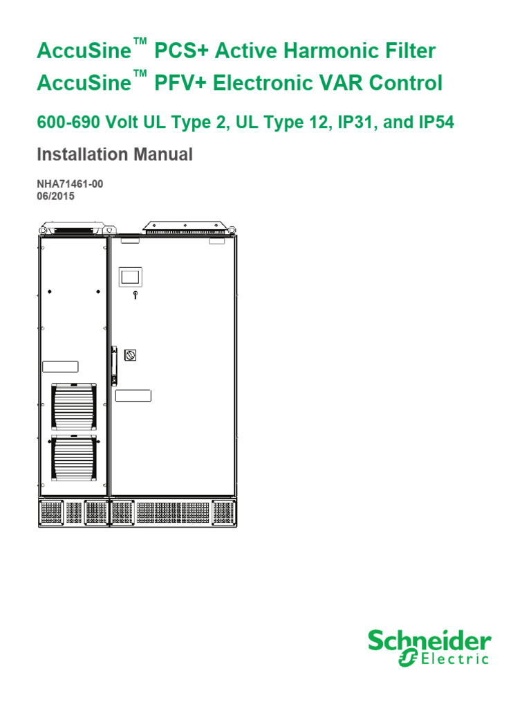 AccuSine+ 600-690V Installation | PDF | Electrical Wiring ...