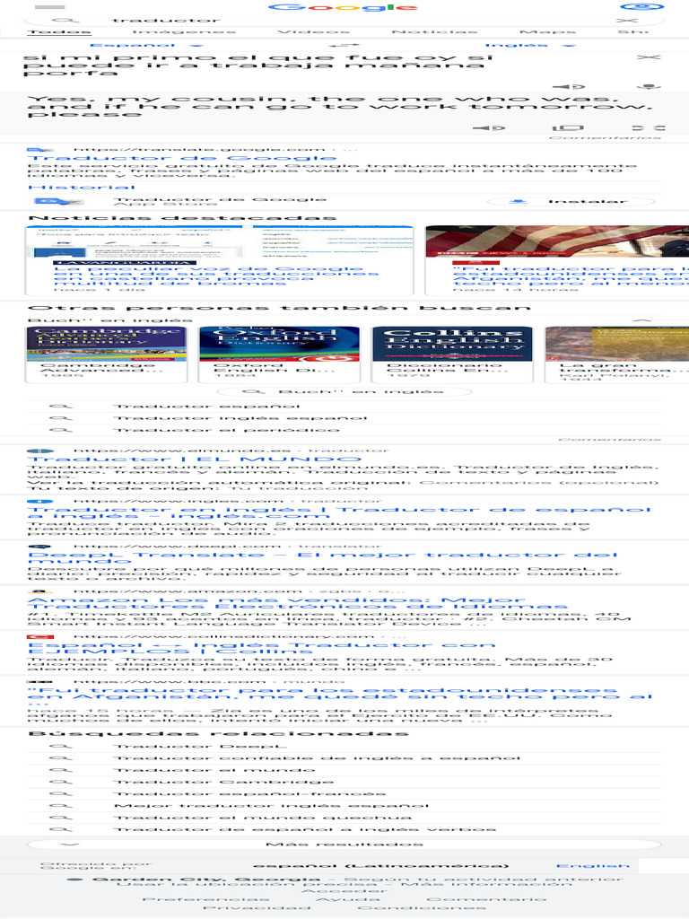 Traductor de Google: Servicio Gratuito y Rápido | PDF | Traducciones ...