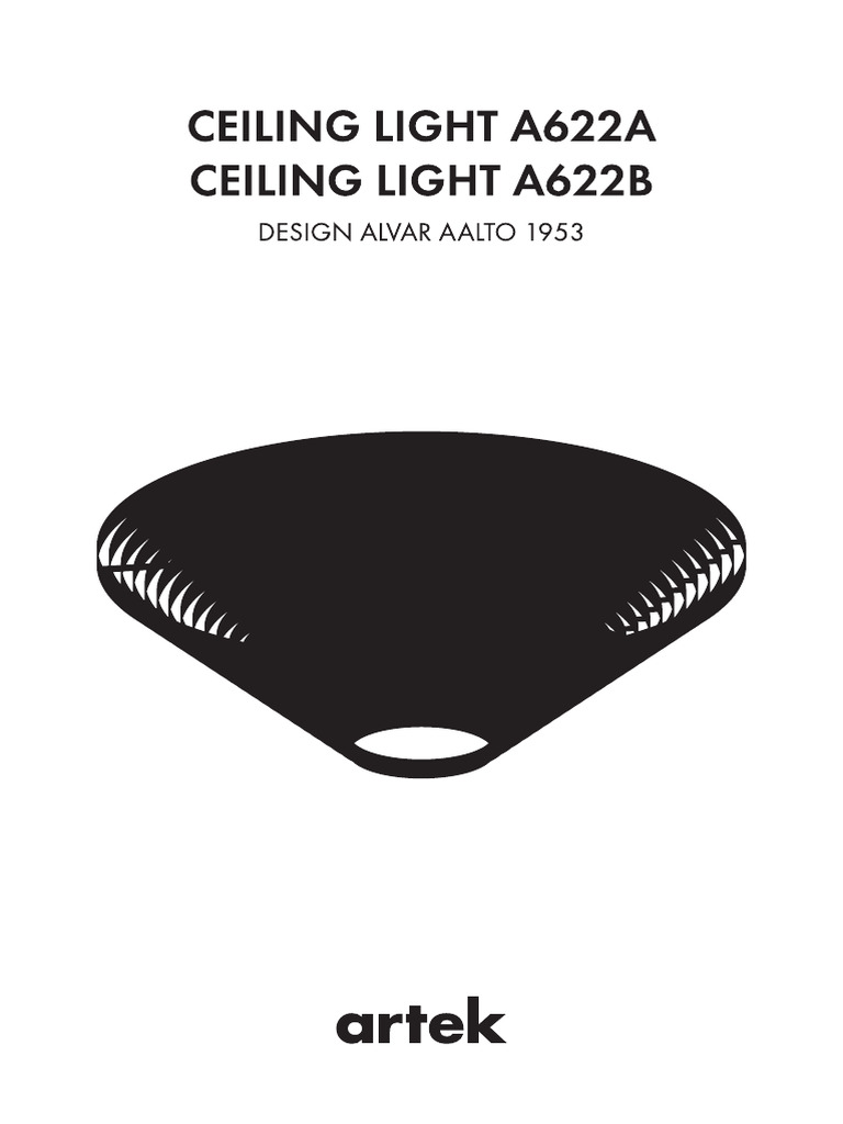 Ceiling Light A622 User Instruction 2022 6355538 | PDF