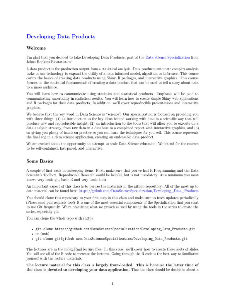 welcome | PDF | Data Science | Data