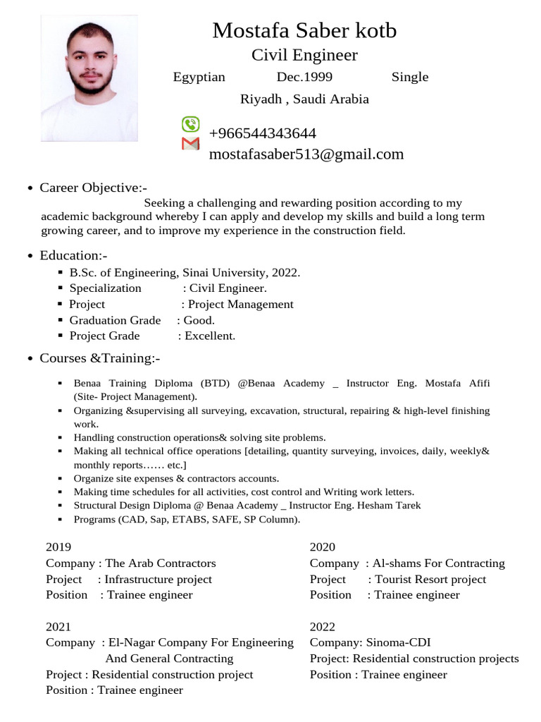 Last Cv - انجليزي الرياض-1 | PDF | Engineering