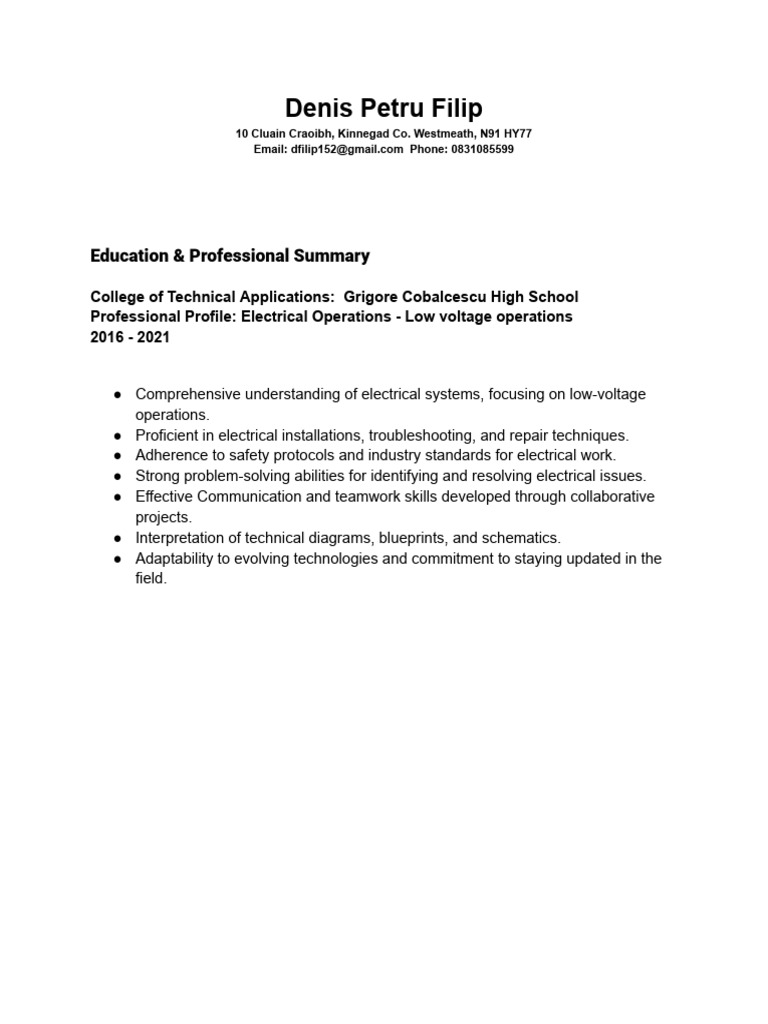 Denis Petru Filip - CV - 02 - 02 - 2023 | PDF