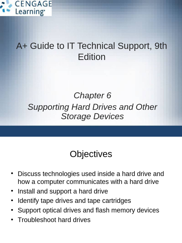 66438_PPT_ch06 | PDF | Hard Disk Drive | Solid State Drive