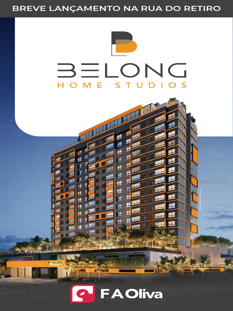 Lançamento BeLong Home Studios Jundiaí | PDF