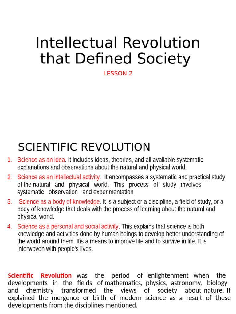 Impact of the Scientific Revolution | PDF | Science | Maya Civilization